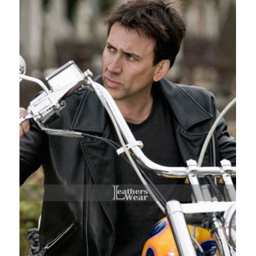 Ghost Rider Nicolas Cage (Johnny Blaze) Biker Jacket