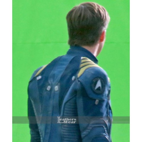 Star Trek Beyond Chris Pine Leather Jacket