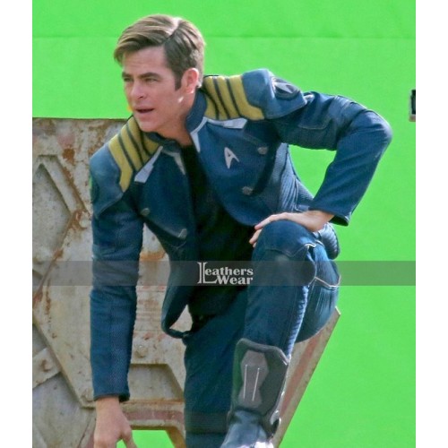 Star Trek Beyond Chris Pine Leather Jacket